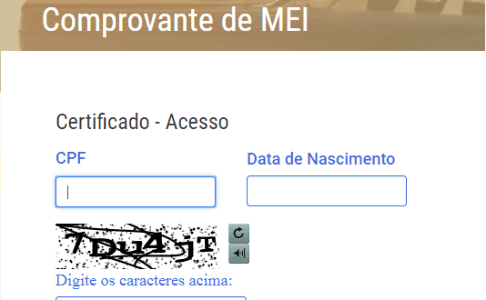 Certificado de Microempreendedor Individual - MEI - Portal MEI ...